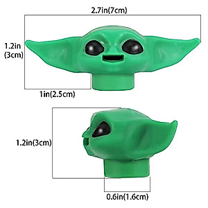 2023 New Y-oda Toothpaste Topper, Toothpaste Topper Child Toothpaste Cap Toothpaste Dispenser for Kids and Fans Gift Box