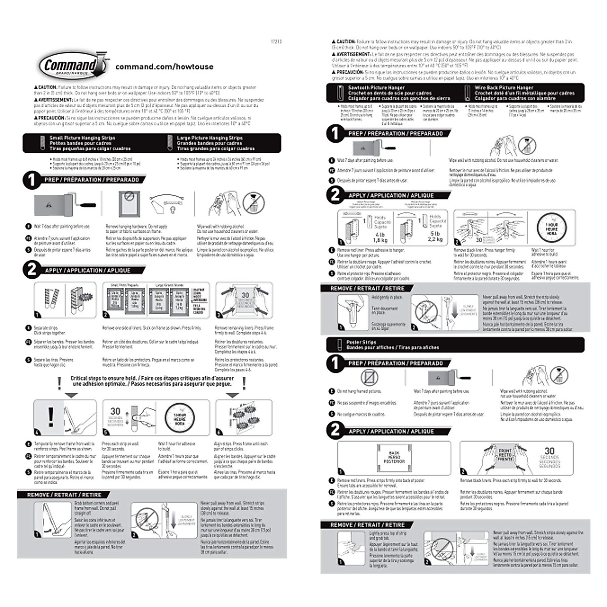 Command Picture Hanging Kit, Various Sized Picture Hanging Hooks and Strips to Hang Up to 15 Pictures, Indoor Use, Decorate Damage-Free
