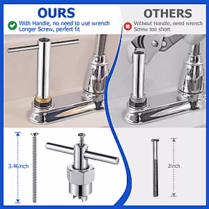 Feekoon 2 Pack Replacement for 104421 14272 Cartridge Retainer Removal Tool, Compatible with Moen 1222 1224 1225, Faucet Cartridge Replacement Puller for Bathtub Shower Valve Parts