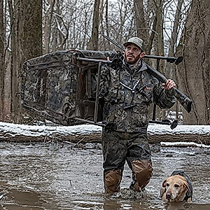 Momarsh Invisi Lab Dog Blind for Waterfowl Hunting & Gun Dogs (Optifade Timber)