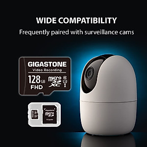 Gigastone 128GB 10-Pack Micro SD Card, 4K Video Pro, GoPro, Surveillance, Security Camera, Action Camera, Drone, 85MB/s MicroSDXC Memory Card UHS-I Class 10, with Adapter