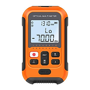 D YEDEMC 9 in 1 FTTH Fiber Cold Connection Tool Kit with X0 Fiber Cleaver Optical Power Meter 10km Visual Fault Locator Optical Pliers Cable Cutter Stripper