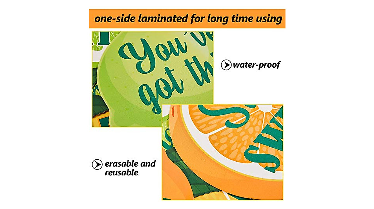 64 Pieces Lemon Cutouts School Bulletin Board Lemon Motivational ...