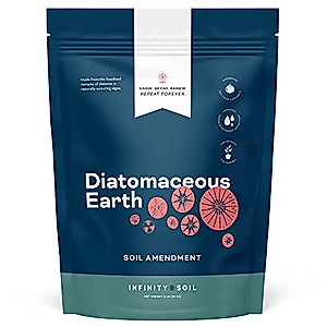Infinity Soil Diatomaceous Earth - 2 lbs - Sustainable and Natural Soil Amendment - A Natural Source of Silica - Increases Soil Water and Nutrient Retention