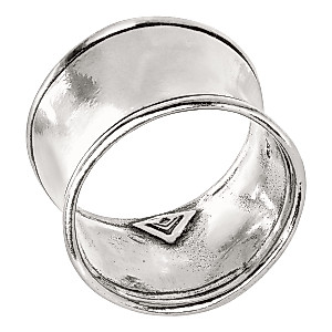 Silpada 'Hammered Cuff' Ring in Sterling Silver, Size 8, Size 8