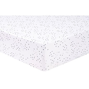 Trend Lab Modern Baby Crib Bedding Set for Boys or Girls | Save The Polar Bears 4 Piece Nursery Décor Quilt, 2 Fitted Crib Sheets, and Dust Ruffle Skirt - Grey, 80005