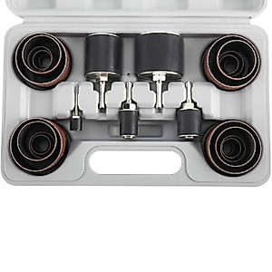 KUNTEC 25 Pieces Sanding Drum Kit for Woodworking Drill Presses and Power Drills