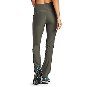 Eddie Bauer Women's Trail Adventure High-Rise Pants, Dark Loden, Medium