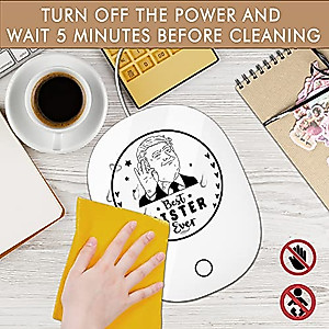 Sisters Gifts from Sister - Mothers Day Birthday Gifts for Sister - Best Bday Gift for Big Little Sister, Smart Warmer Thermostat Coaster with Mug, Beverage Warmer Maintain Temperature 120℉-140℉