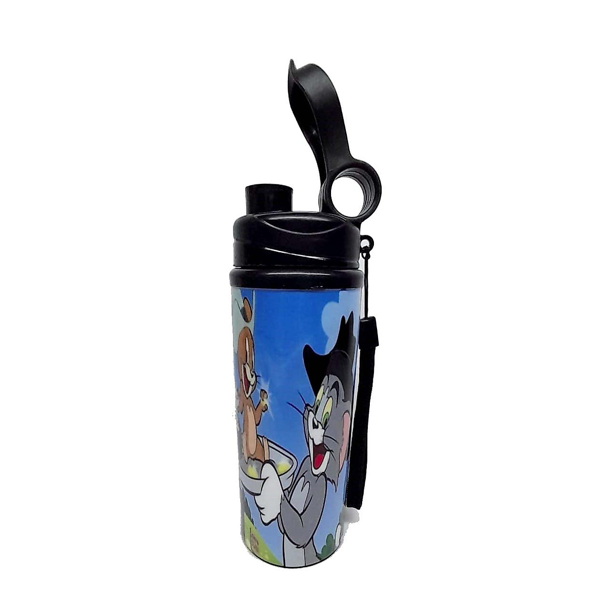 Tom & Jerry Print Copper Bottle For Drinking Water Copper Water Bottle Drink More Leak Proof Copper Water Vessel Premium Copper Bottle With Leak Proof Design By ORNATE INTERNATIONAL.