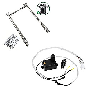 Hisencn 69785 Stainless Steel Burner Tubes Pipe, 7642 Grill Igniter for Weber Spirit 210, Spirit E-210, S-210, Gas Grill Models with Up Front Controls