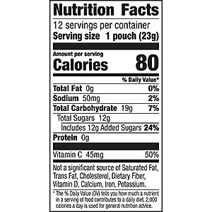 Annie's Homegrown Organic Bunny Fruit Snacks, Variety Pack, 12 Pouches, 9.6 oz Box