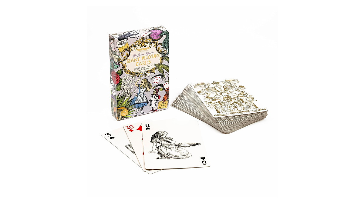 Alice in Wonderland Jumbo Playing Cards - Professor PUZZLE