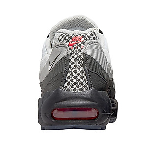 Nike Men's Air Max 95 Sneaker, Black/White-pure Platinum, 8