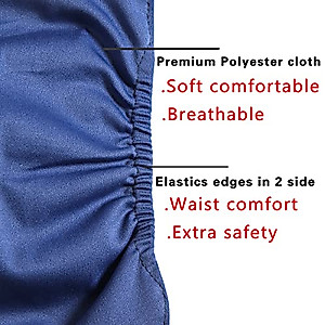 JoyDaog Reusable Belly Bands for Dogs,5 Pack Premium Washable Dog Diapers Male Puppy Nappies Wrap,M