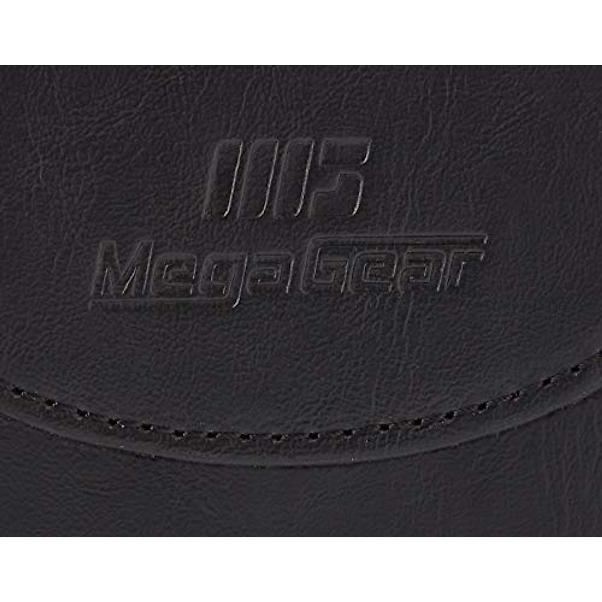 MegaGear Leather Camera Case with Strap Compatible with Canon PowerShot G7 X Mark III, G7 X Mark II, G7 X, Black (MG766)