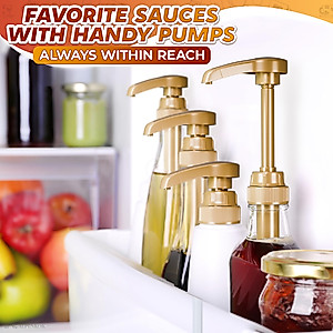 4Pcs Coffee Syrup Pump Dispenser Compatible with Torani Syrup Pump - Creamer Pump for Coffee Syrup Bottle (25.4 oz-750ml) - Davinci Syrup Pump Bottle Pump Dispenser Coffee Syrup Pumps ALPENKOK