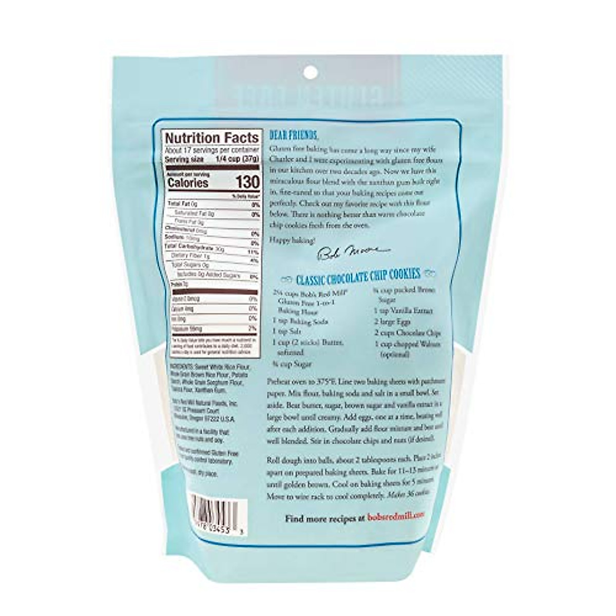 Bob's Red Mill Gluten Free 1-to-1 Baking Flour, 22-ounce