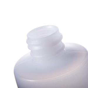 Consolidated Plastics Cylinder Bottle with Cap, HDPE, Natural, 4oz, 12 Piece