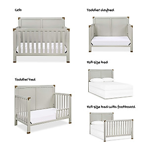 Baby Relax Miles Toddler Guardrail, Graphite Grey