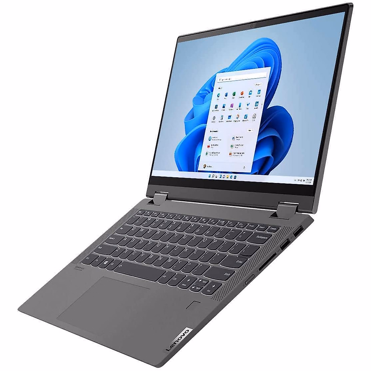 2022 Lenovo Flex 5 2-in-1 Touchscreen Laptop, 14" FHD Touch Display, 8-Core AMD Ryzen 7 5700U Upto 4.3GHz, AMD Radeon Graphics, WiFi6, Backlit KB, Fingerprint, Win11 Home, Grey (16GB|512GB SSD)