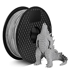 Creality 3D 5 Packs Black White Red Blue Grey PLA Filament 1.75mmn 1KG 2.2 lbs 3D Printer Filament 3D Printer Accessories 1kg Spool for All FDM 3D Printer