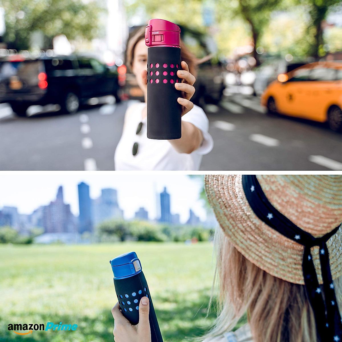 FLASKGEAR Protect & Go Silicone Sleeve Cover compatible with Zojirushi Brand Insulated Vacuum Thermos Water Bottle (BLACK, 16 oz / .48 litre)