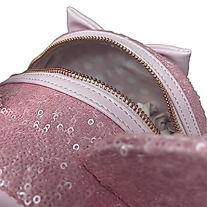 Loungefly Disney Minnie Mouse Cotton Candy Sequin Mini Backpack