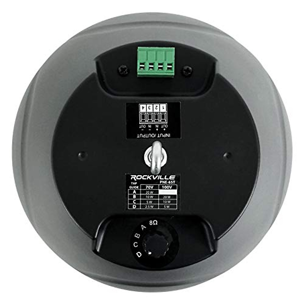 Rockville PEN-65T Black 6.5" 70V Hanging Pendant Speaker Commercial/Restaurant