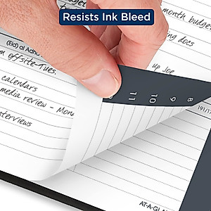 AT-A-GLANCE 2023-2024 Academic Planner, Weekly, Hourly Appointment Book, 5" x 8", Small, Pocket, Flexible Cover, Black (7010105)