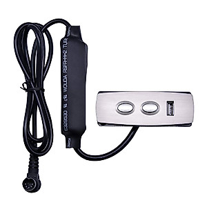 Okin 2 Button 5 Pin Lift Chair or Power Recliner Hand Control with USB, Recliner Replacement Parts Limoss Lazboy Pride Catnapper etc.