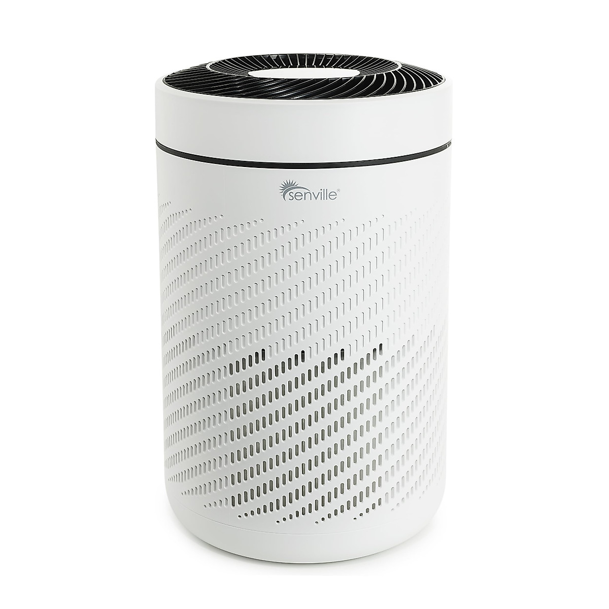 Senville Air Purifier for Home Allergies, Pet Hair in Bedroom, 3-in-1 HEPA Filter, Dust, Smoke, Pollutants, Odor, Flow 500, White