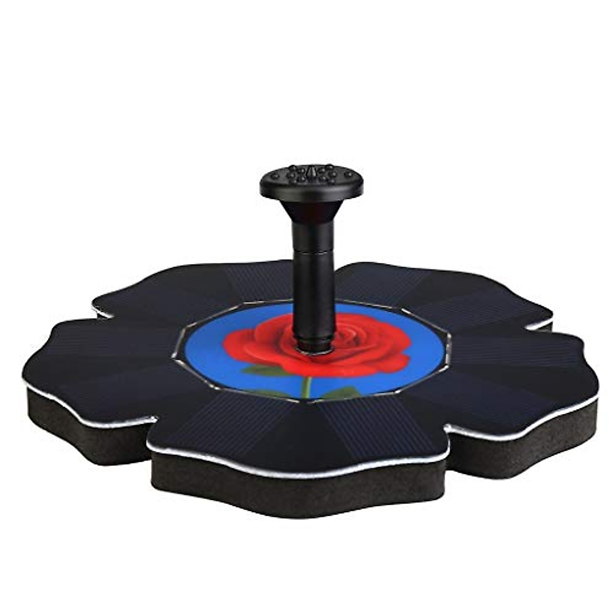 XXXDXDP Fountain Water Pumping Rose Solar Power Bird Bath plastic Fountain Water Floating Pond Garden Patio Decor environmental-friendly