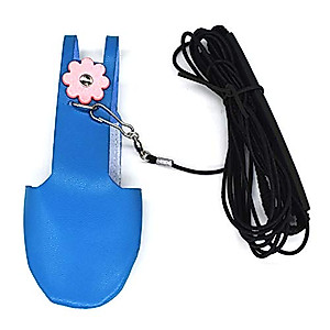 Hibye Bird Parrot Velvet Leather Diaper with Leash Harness Rope Cockatiel Pigeons Flight Suit Clothes Feces Pocket Training Adjustable Pet Supplies