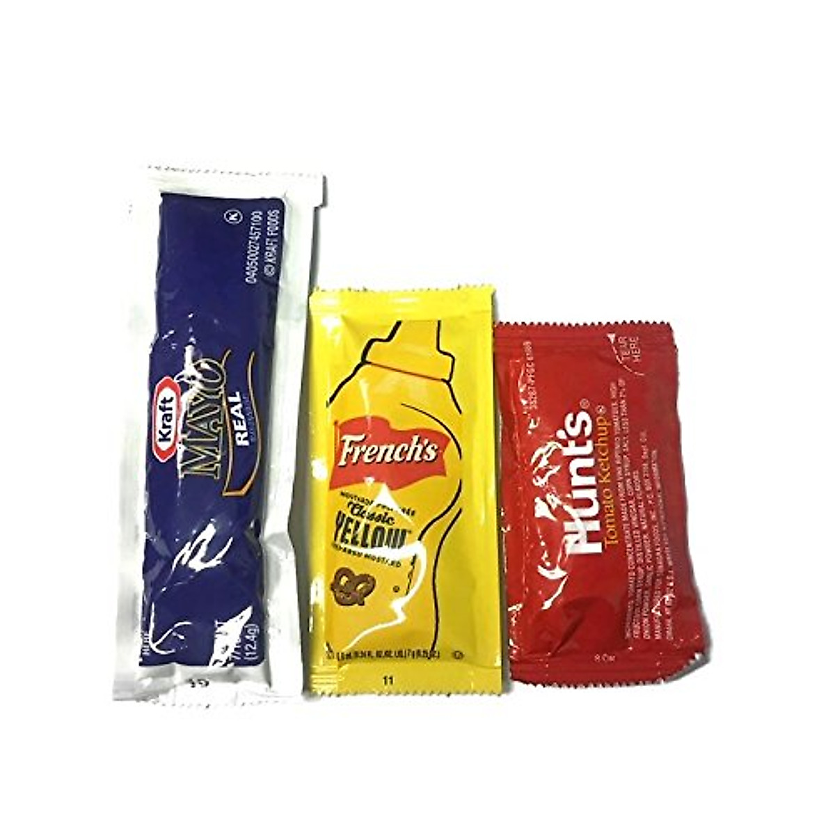Mayo, Ketchup, & Mustard On-the-go Condiment Combo - 25 Packets of Each