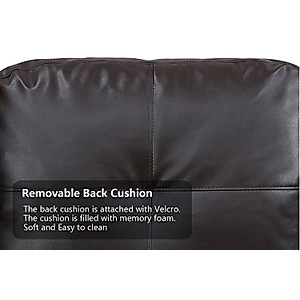 SIENWIEY Sectional Couch for Living Room Furniture Sets, Brown Leather Couch L Shape Couch Faux Leather Sofa Living Room Sofa with Chaise 2 Piece Using for Living RoomBrown,Facing Left Chaise