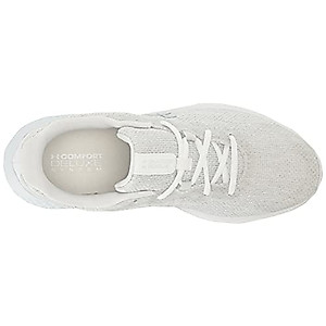 Under Armour Women's Charged Rogue 3 Knit, (102) White/Gray Mist/Iridescent, 8.5, US