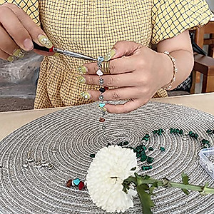 Xmada Crystal Beads for Jewelry Making, 300 PCS Natural Crystals and Stones, Natural Chip Stone Beads for Beading & Jewelry Making (Mixed)