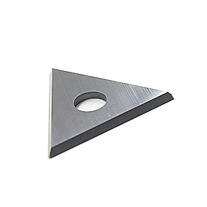 OSCARBIDE Carbide Scraper Blade Set 3pcs include Round Drop Triangle Shaped for Removing Paint Glue Varnish Rust Fits Most Popular Hand-hold Scrapers Replacement Blades