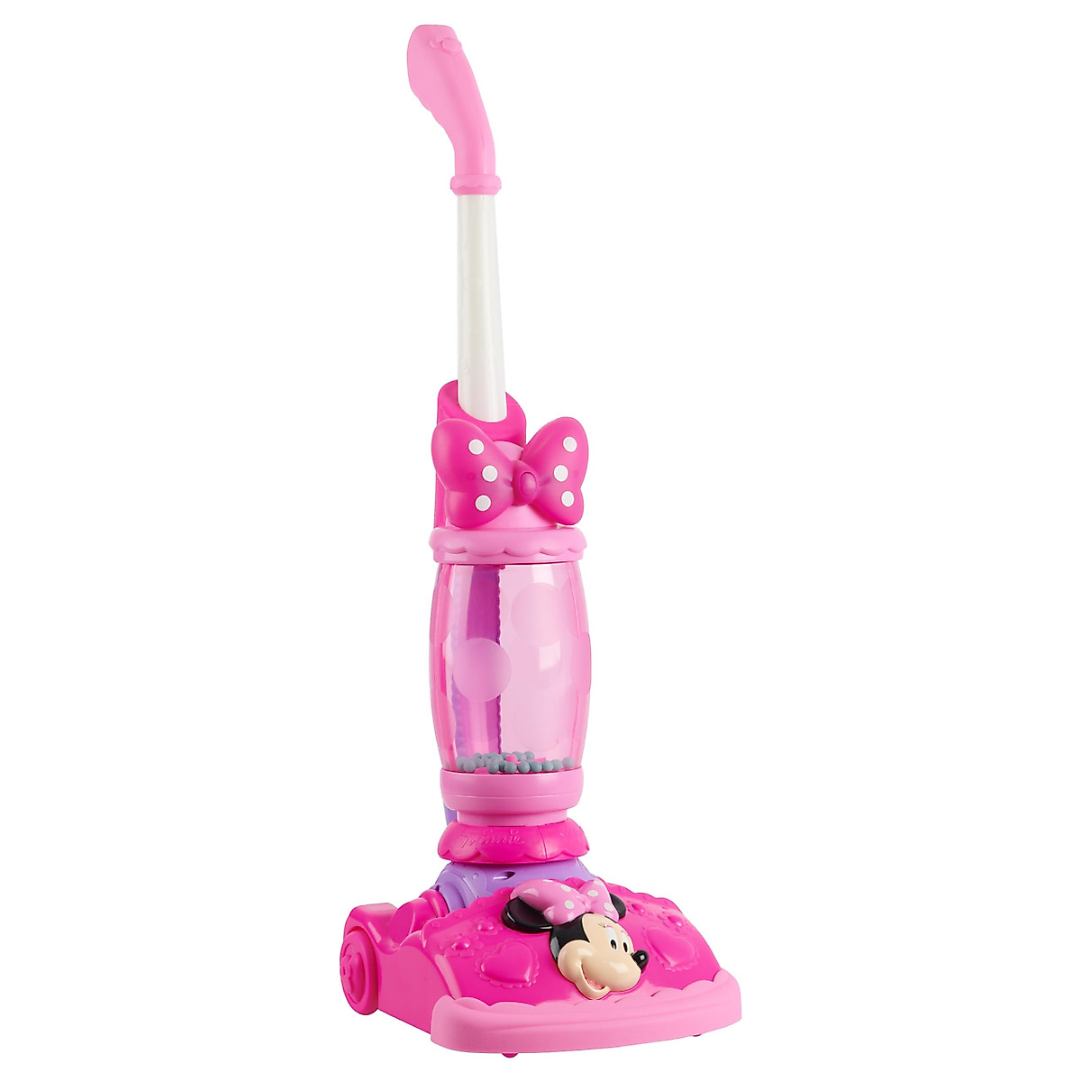 Disney Junior Minnie Mouse Twinkle Bows Play Vacuum with Lights and Realistic Sounds, Kids Toys for Ages 3 Up by Just Play