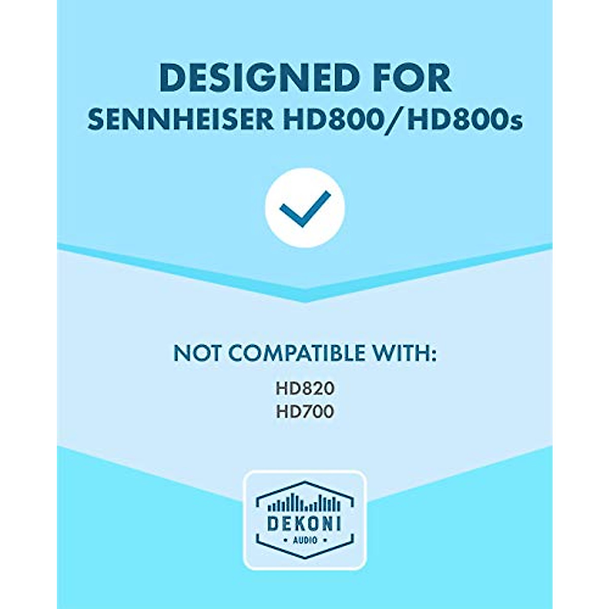 Dekoni Audio EPZ-HD800 Elite Hybrid Ear Pads for Sennheiser HD800 Headphones