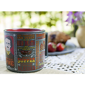 Edgar Allan Poe Coffee Mug - Poe's Most Famous Quotes and Writings - Comes in a Fun Gift Box - by The Unemployed Philosophers Guild