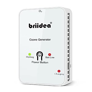 Briidea Portable Smell Control Generator Powered by USB, Lightweight and Rechargeable, Ideal for Outdoor Use