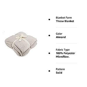 Barefoot Dreams CozyChic Ribbed Throw Almond One Size