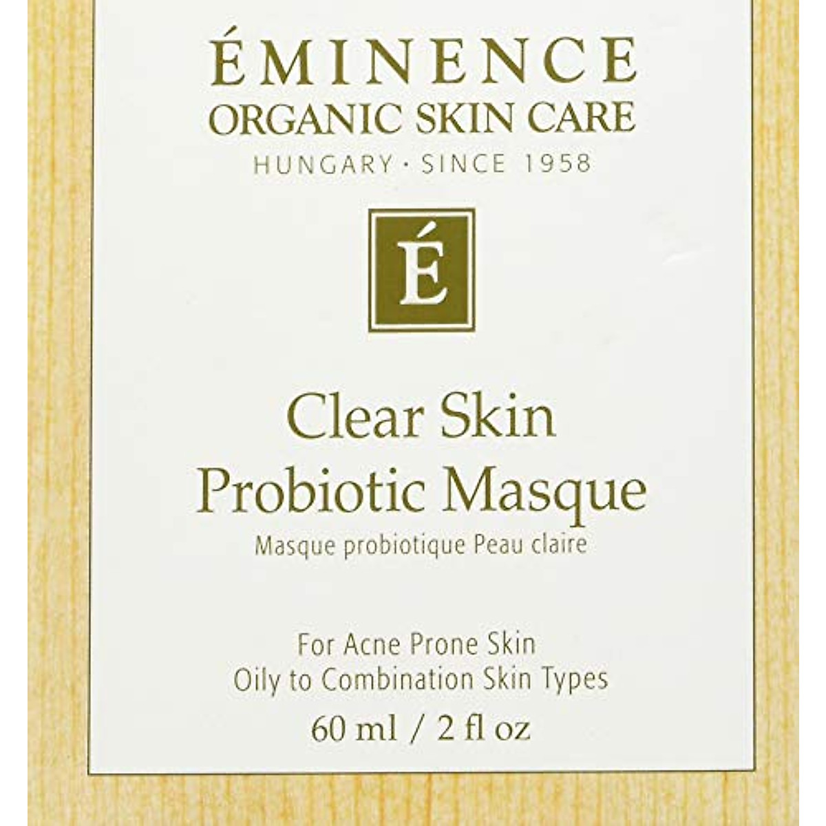 Eminence Clear Skin Probiotic Masque Skin Care, 2 Ounce