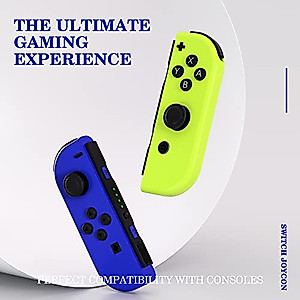 ZNIKVW Joycon Controller Compatible for Switch, Wireless Joy Cons Replacement for Switch Controller, Left and Right Switch Joycons Support Dual Vibration/Wake-up Function/Motion Control