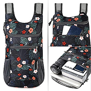 G4Free Lightweight Packable Hiking Backpack for Men Women Small Hiking Daypacks Foldable Shoulder Pack Casual Outdoor Bag