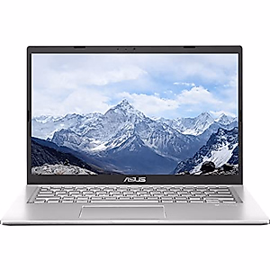 asus 14" VivoBook Laptop, Intel Core i3-1115G4 Processor, 16GB RAM, 1TB PCIe SSD, Thin & Light, Wi-Fi and Bluetooth, Webcam, HDMI, NLY MP, Windows 11 Home, Silver