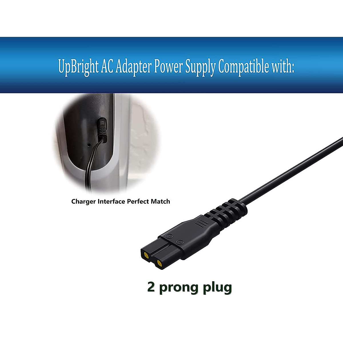 UpBright 21.4V AC/DC Adapter Compatible with Bissell 2315A 2315 A 2307 23157 23159 23158 SpinWave Cordless Pet Hard Floor Expert Mop Li 18VDC Battery 1614563 1611574 E-Tek ZD12D214060US Power Charger