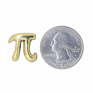Jim Clift Design Pi Gold Lapel Pin - 100 Count